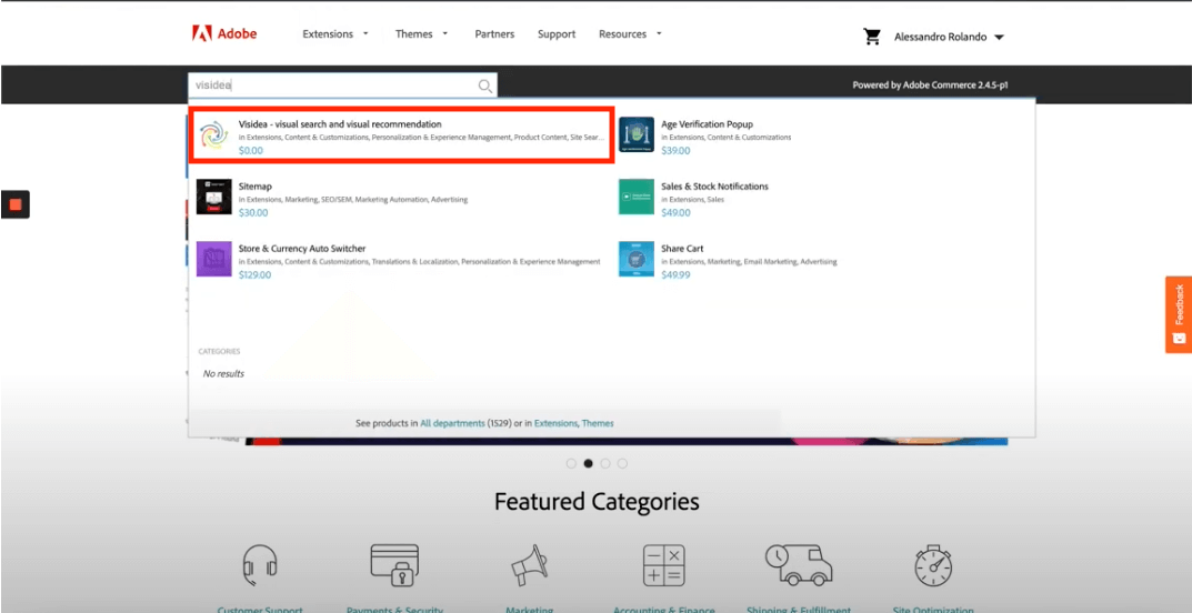Magento tutorial - Visidea.ai